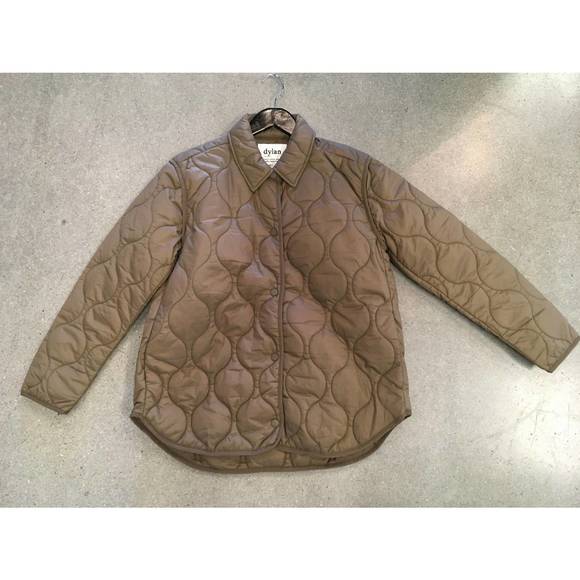 dylan | Jackets & Coats | New Dylan Womens Quilted Flight Coat In Olive ...